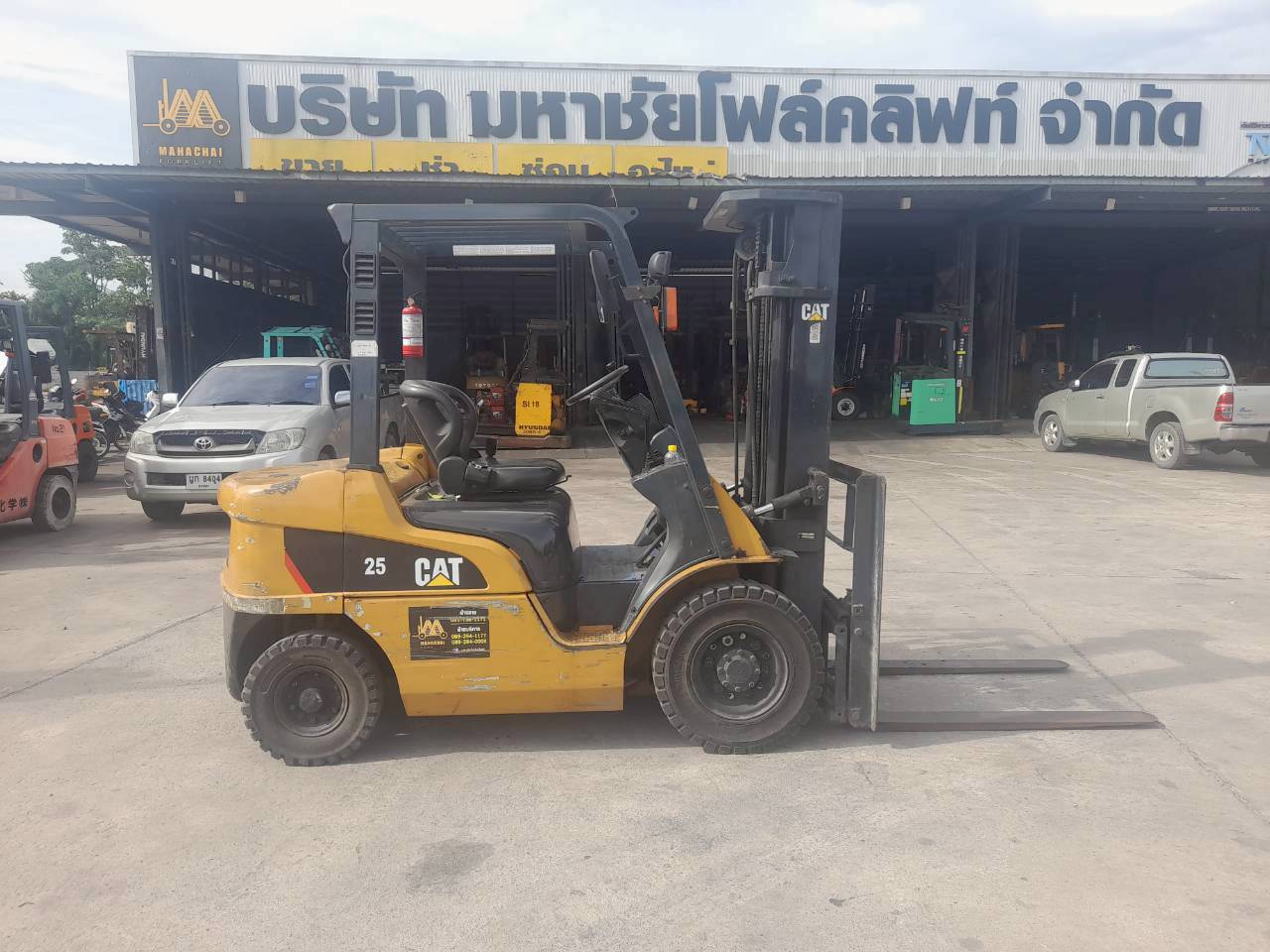 โฟล์คลิฟท์ดีเซล CATERPILLAR รุ่น DP25NT ขนาด 2.5 T เสา 5 M - บริษัท ...